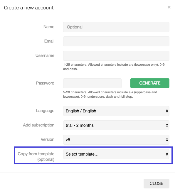 Adding A Template To A Website Mono Help Center