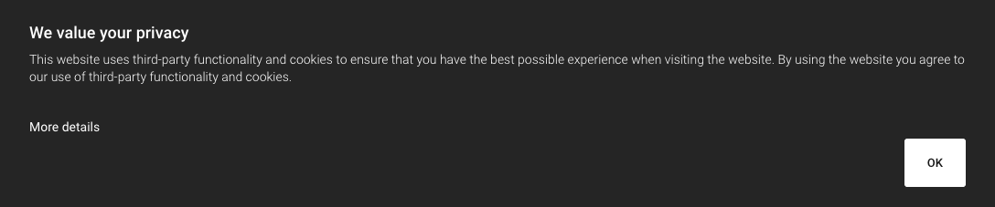 Set up a cookie notification banner – Mono Help Center