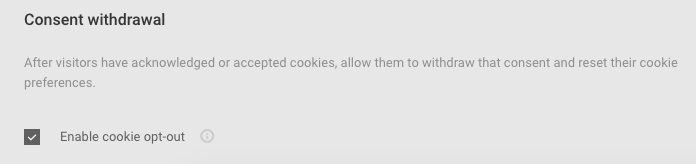 Set up a cookie notification banner – Mono Help Center