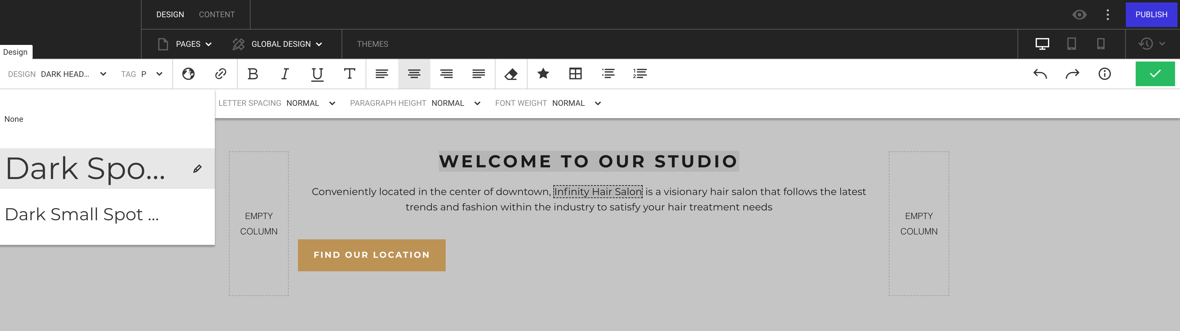 How to change font and colors across your website – Mono Help Center